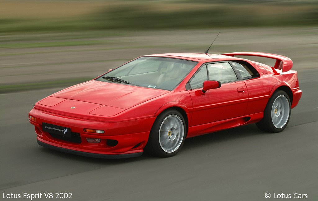 1975-2004 : Lotus Esprit – La gamme des voitures Lotus, Caterham,