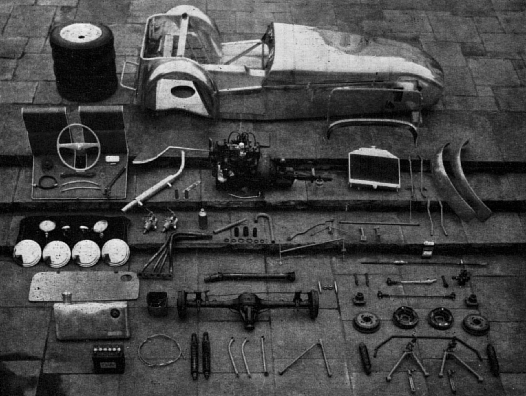 1957-1969 : Lotus Seven S1 à S3 – La gamme des voitures Lotus, Caterham,